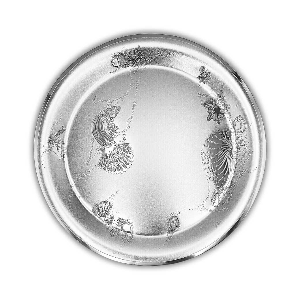 15" Round Tray - Shell – Don Sheil of Australia