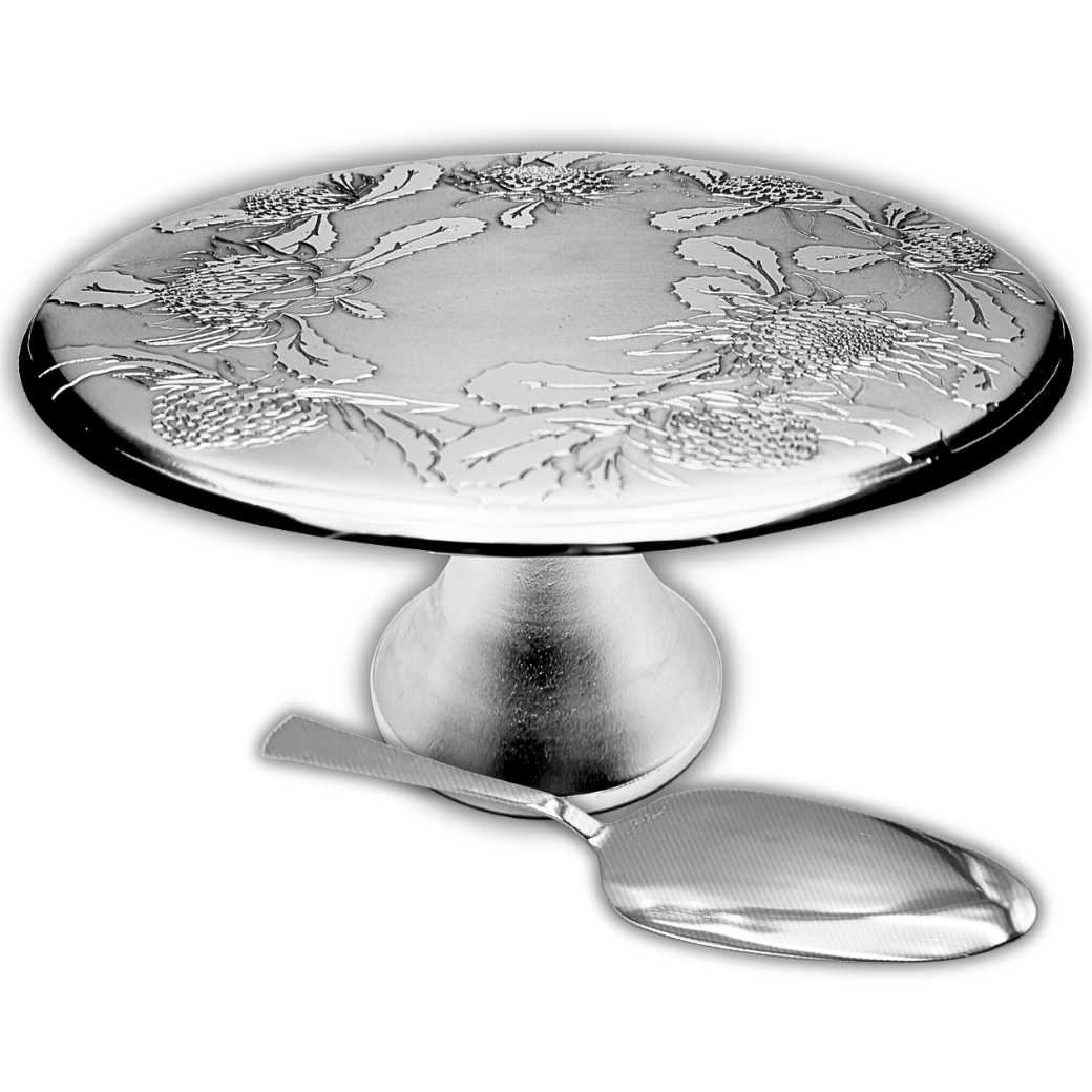 Cake Stand & Trowel - Waratah – Don Sheil of Australia