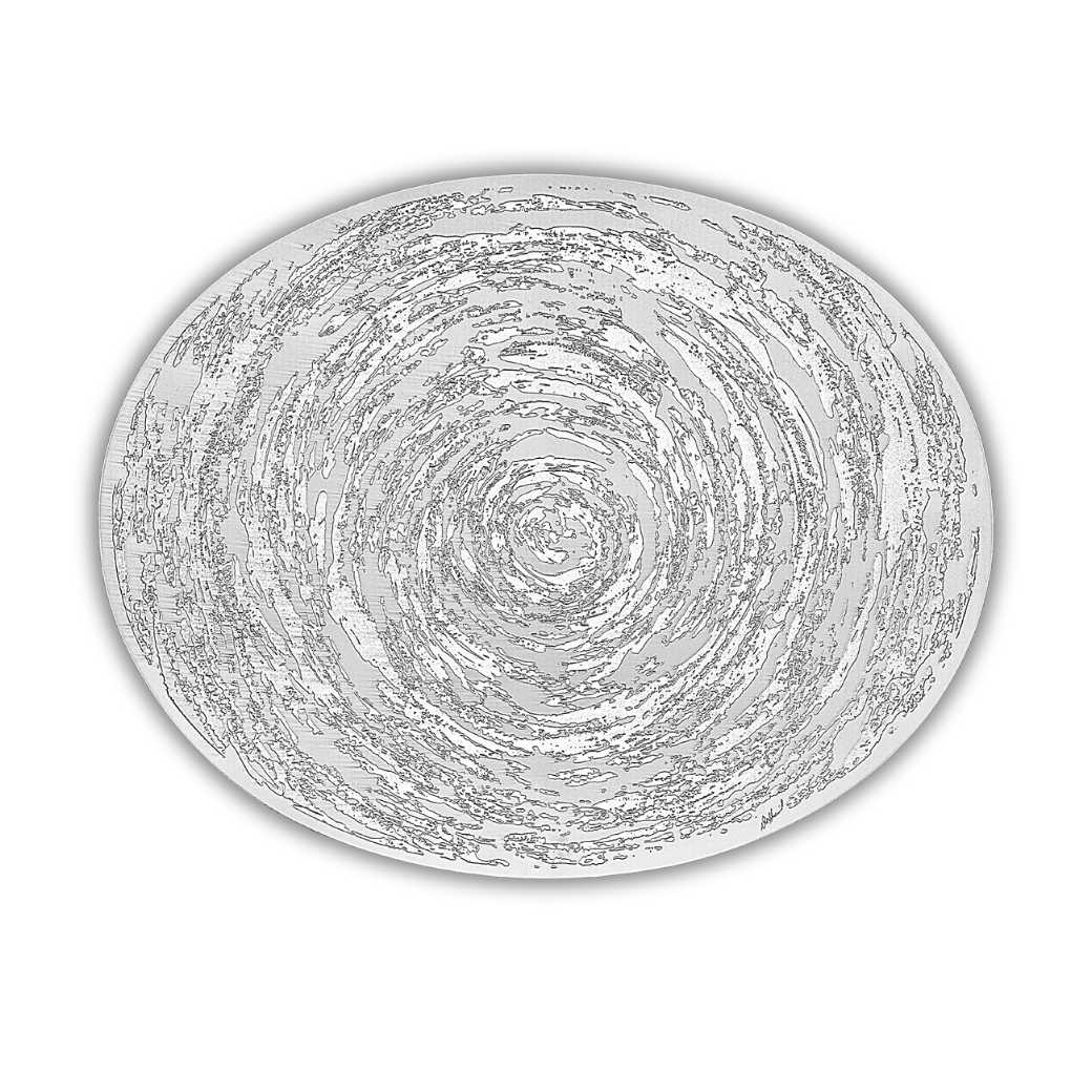 Oval Fruit Platter - Swirl – Don Sheil of Australia