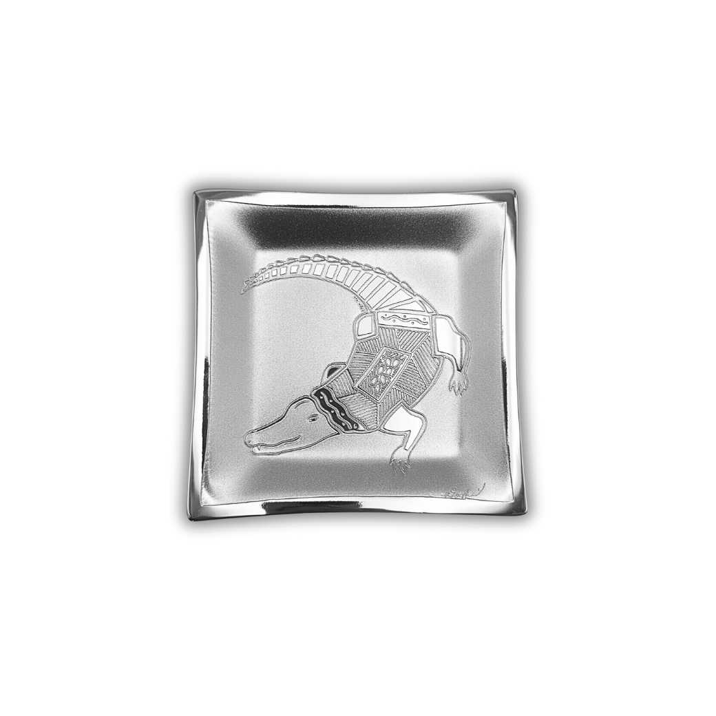 Small Square Tray - Crocodile – Don Sheil of Australia